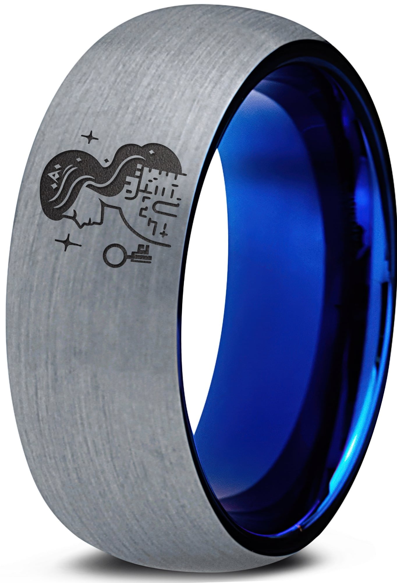 Miniatures Gamer Tungsten Grey Mens Ring Grandma Gifts Matching Rings ...