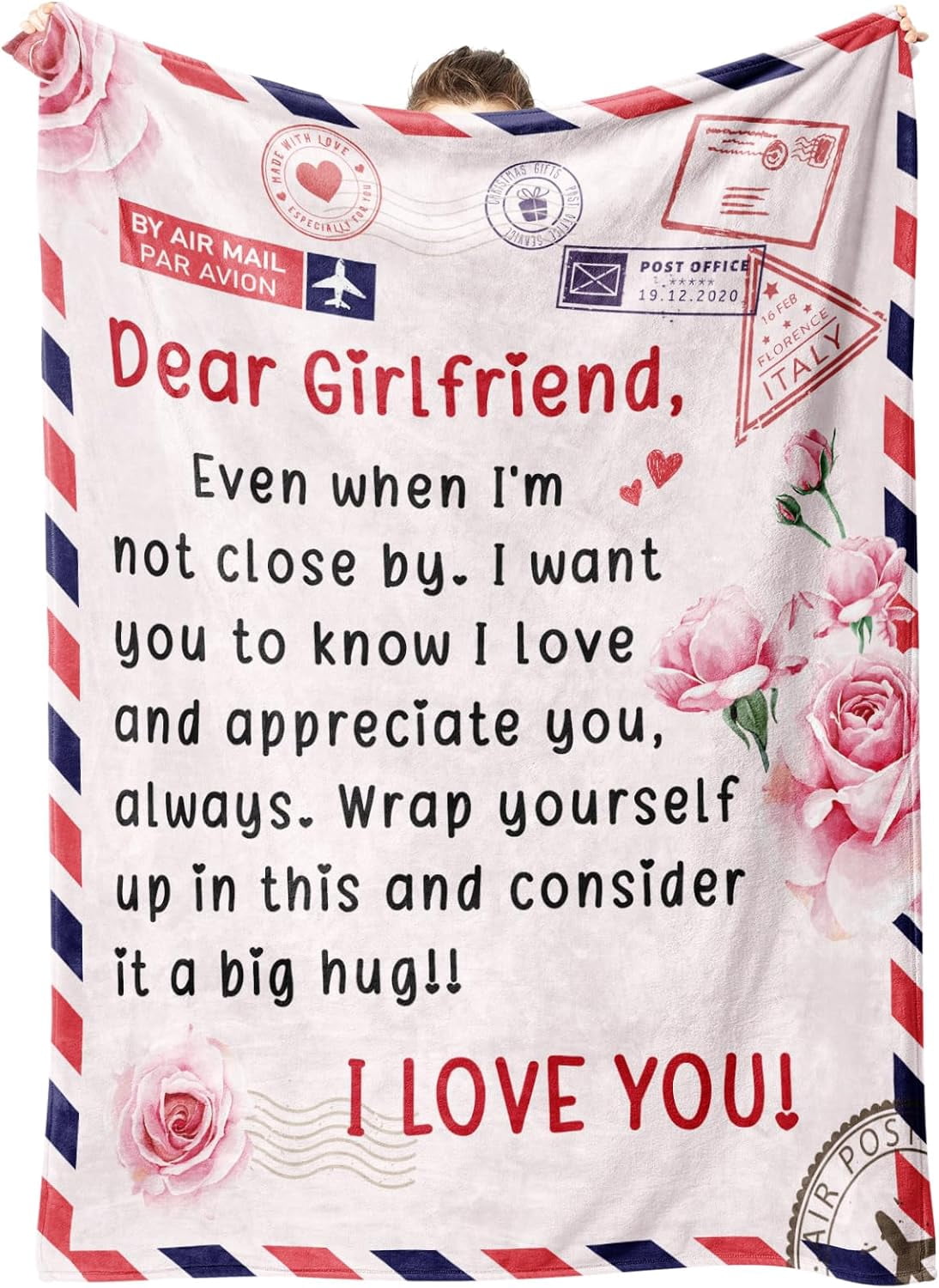 Gifts for Girlfriend, Girlfriend Birthday Gifts, Anniversary Blanket ...