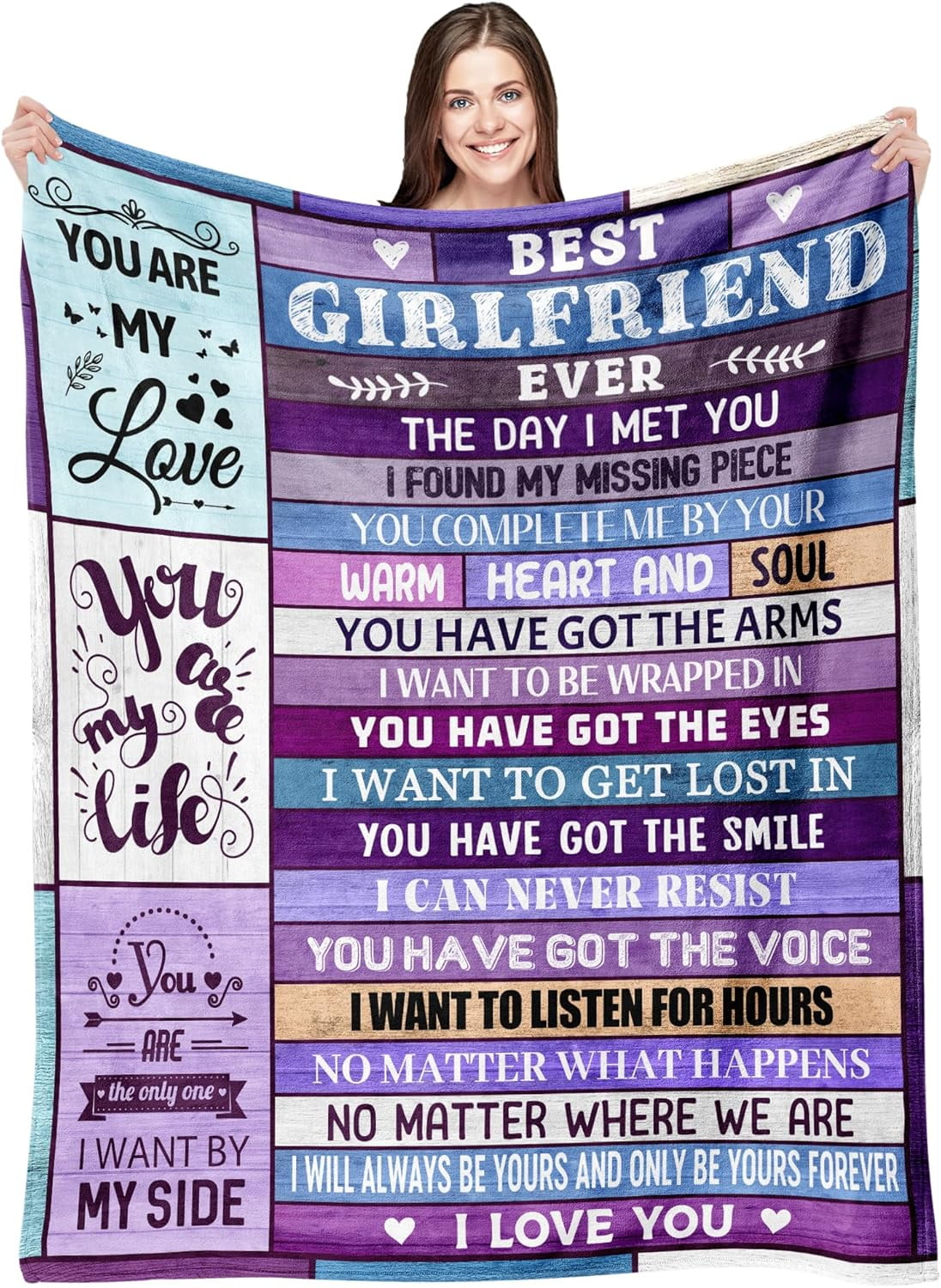 Gifts for Girlfriend, Girlfriend Mothers Day Blanket Gifts Girlfriend ...