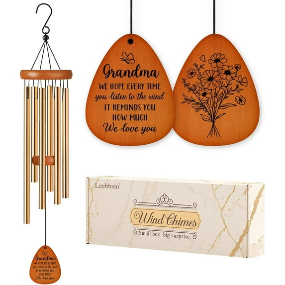 Gifts for Grandma, Grandma Wind Chime, Christmas Best Gift for ...