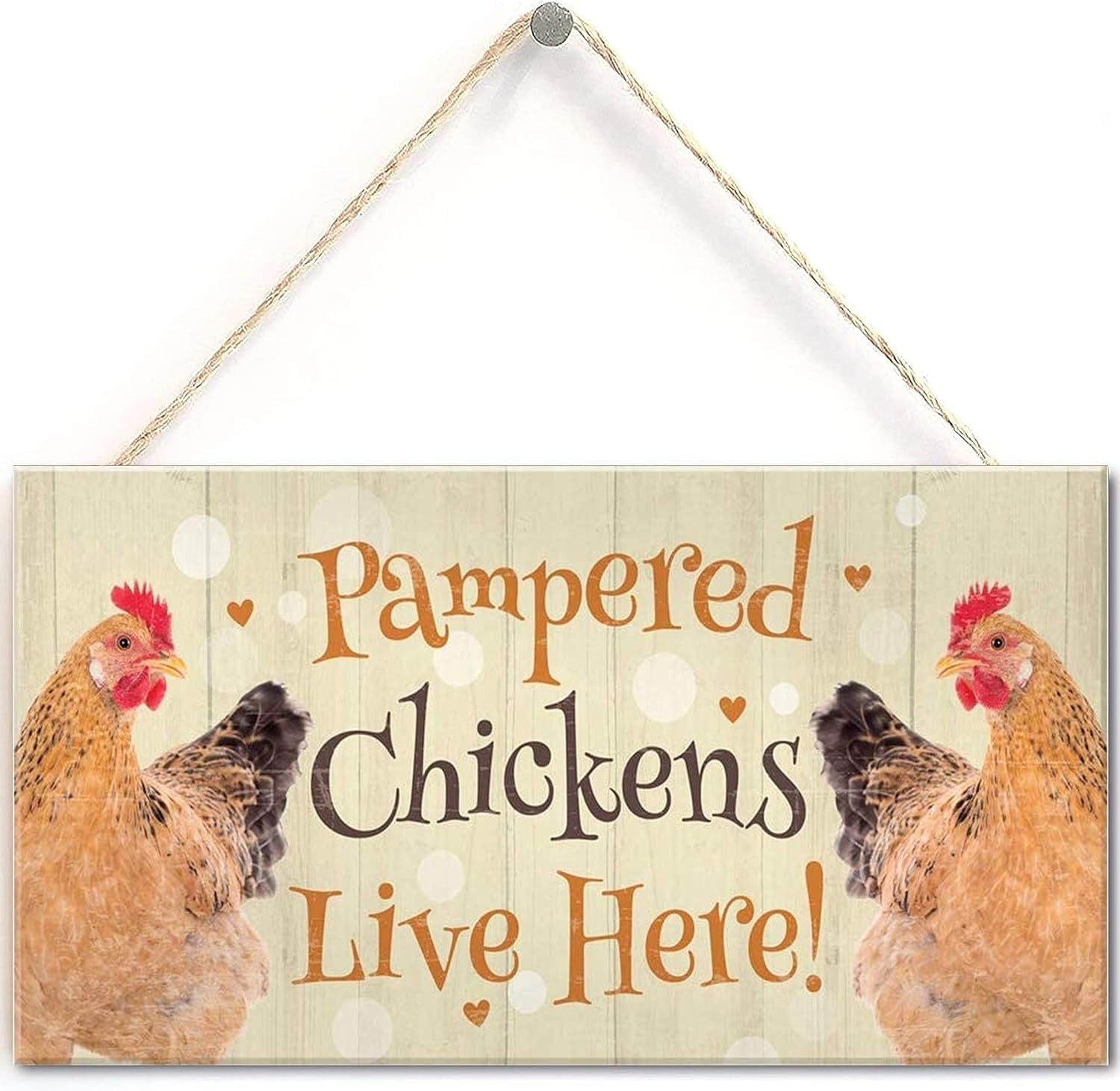 Gifts Hanging Warning Sign For Gate Garden Funny Chicken Coop Hen House ...