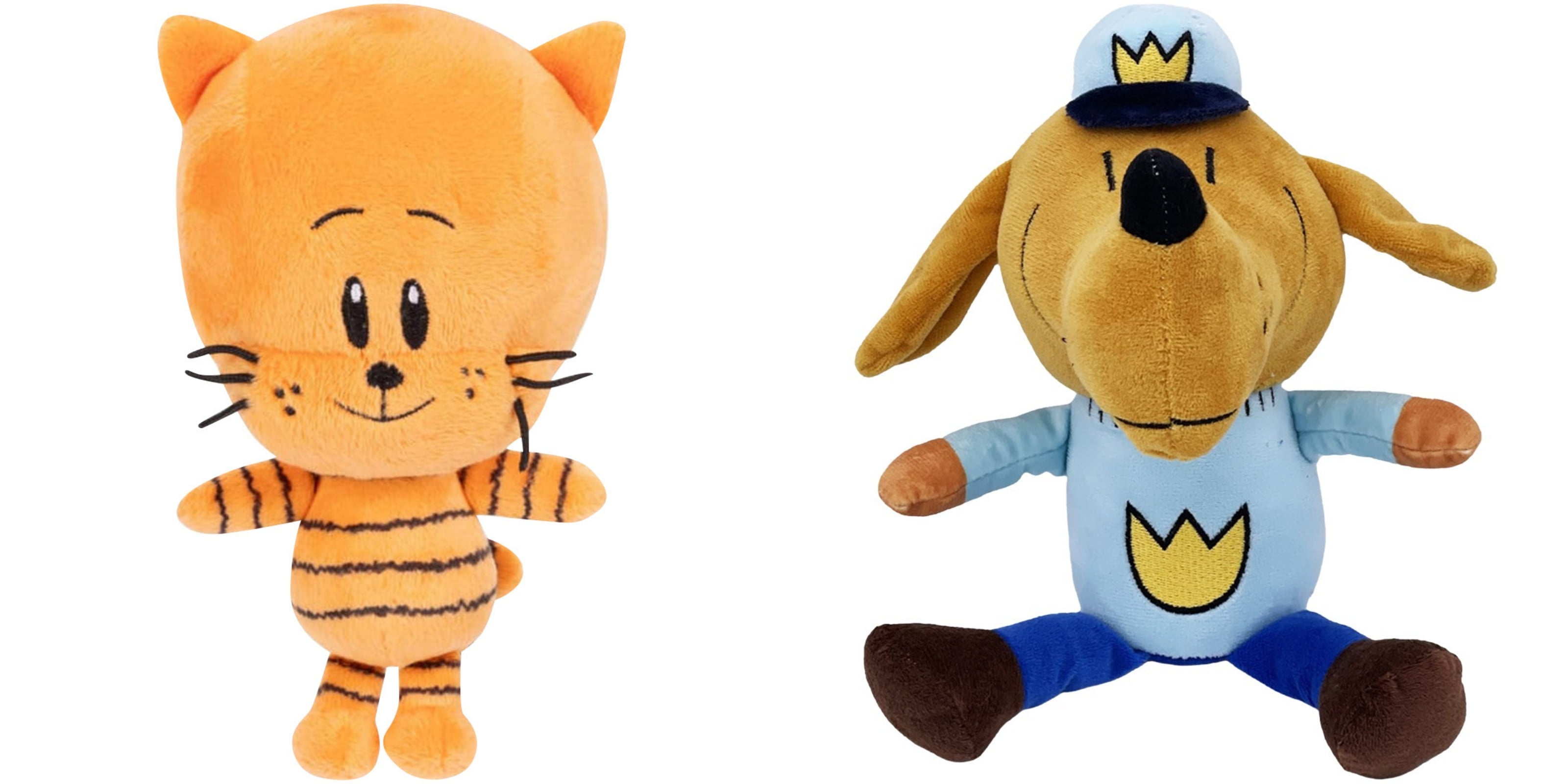 Gifts Ideas 2 Pack Dog Man Plush - Dog Man and Lil Petey Plush,Collect ...