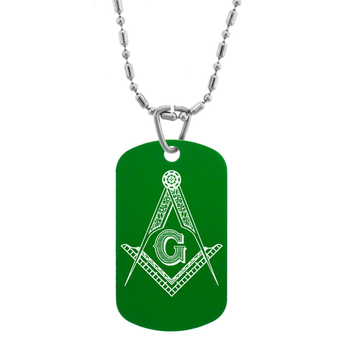Gifts Infinity® New Freeman Masonic Mason G Dog Tags/GI Tag Necklace ...