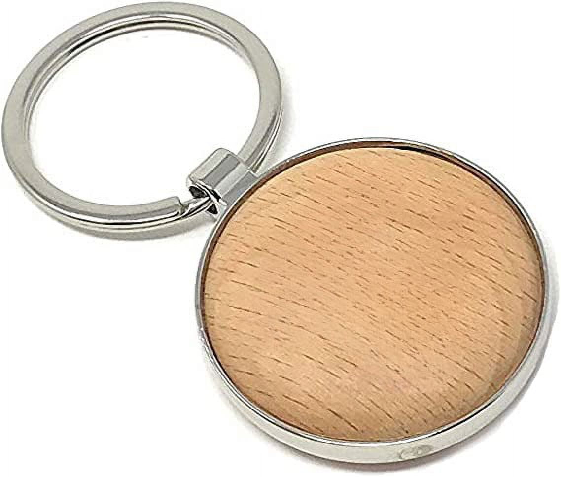 Gifts Infinity Wooden Key Chains. (Wooden Natural Round) - Walmart.com