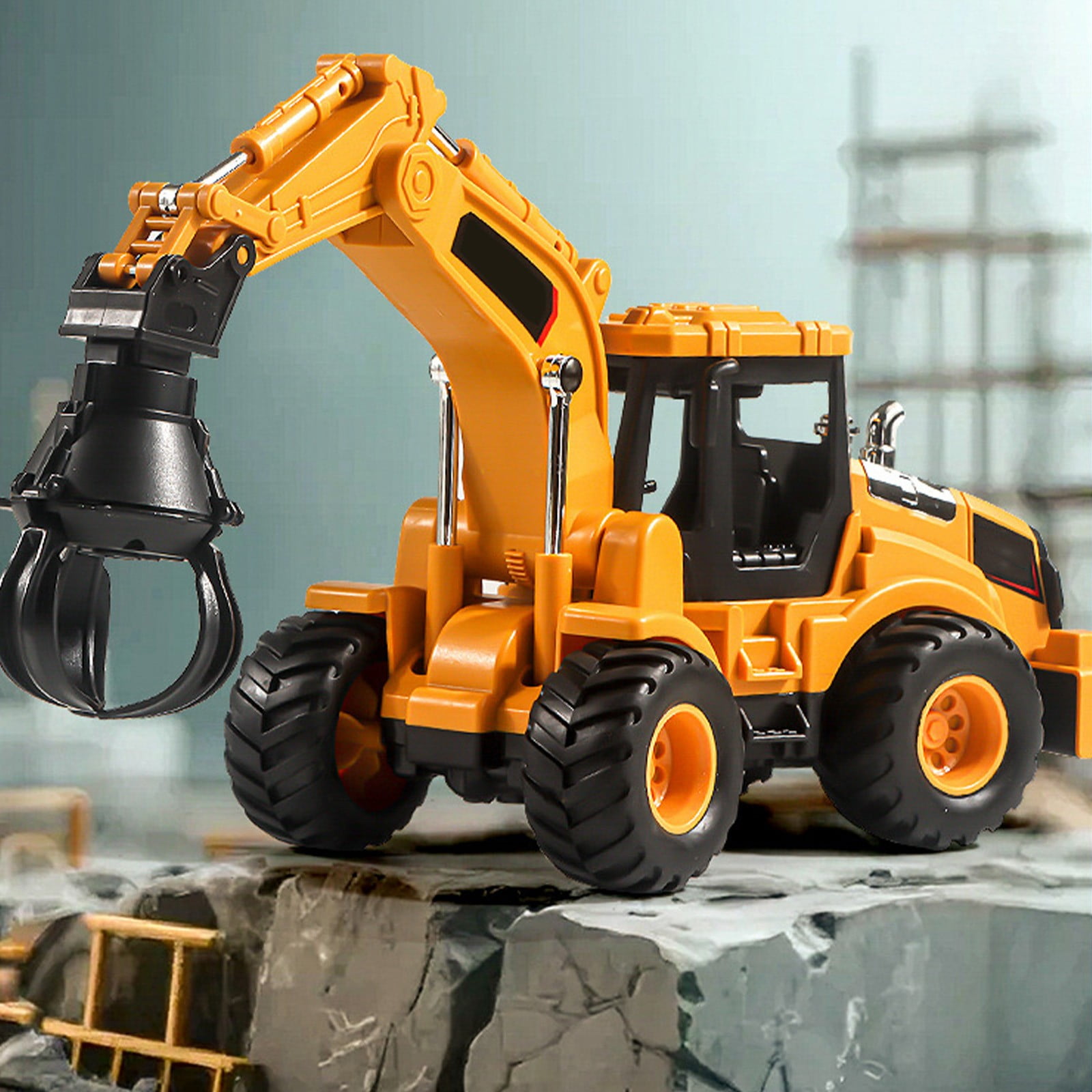 Gifts for Kids! Fwttom Toy Cars, Inertial Simulation Engineering Vehicle Toy Clip Machines ...