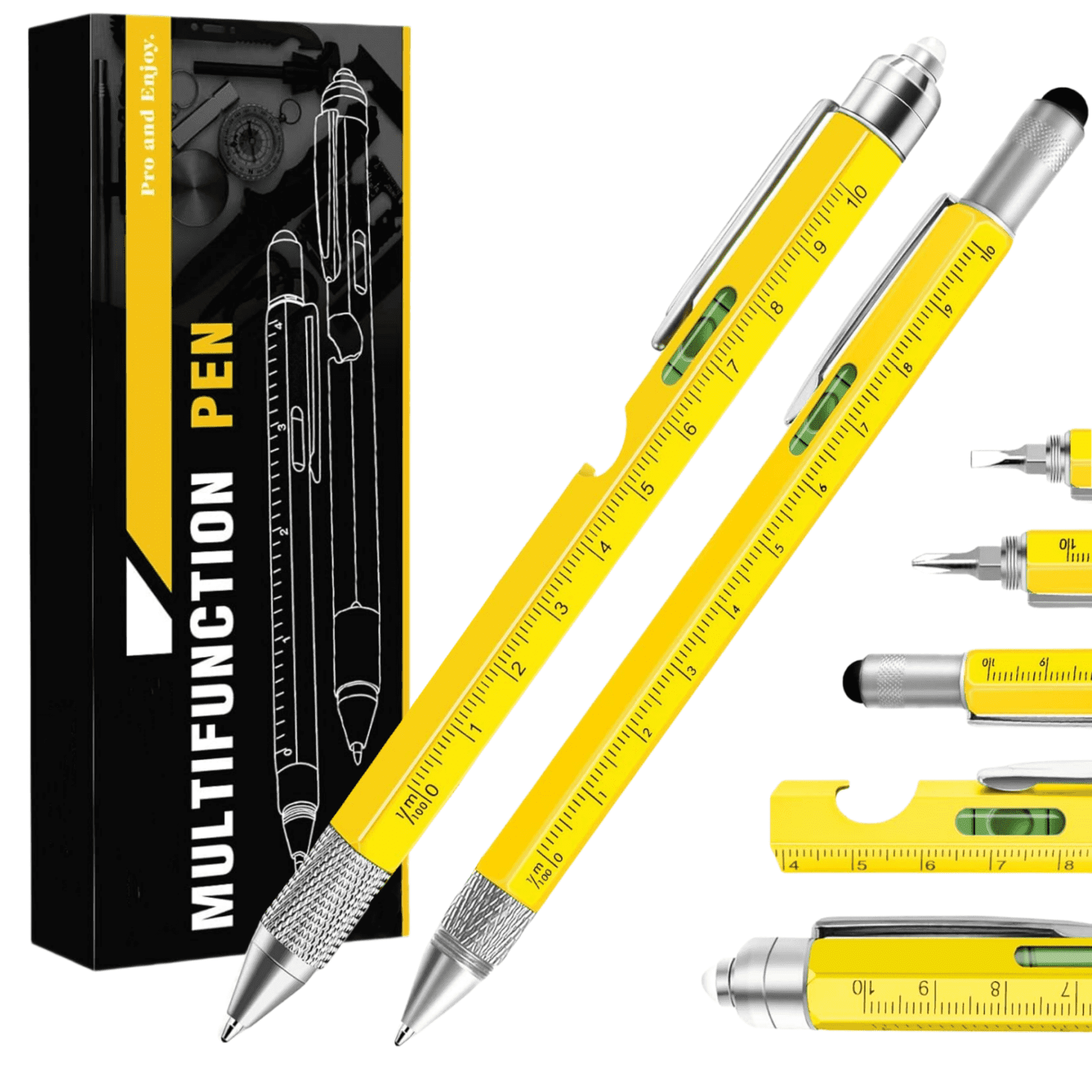 Gifts for Men Dad Wife Christmas, 9 in 1 Multi-tool 2pcs Pen Set ...