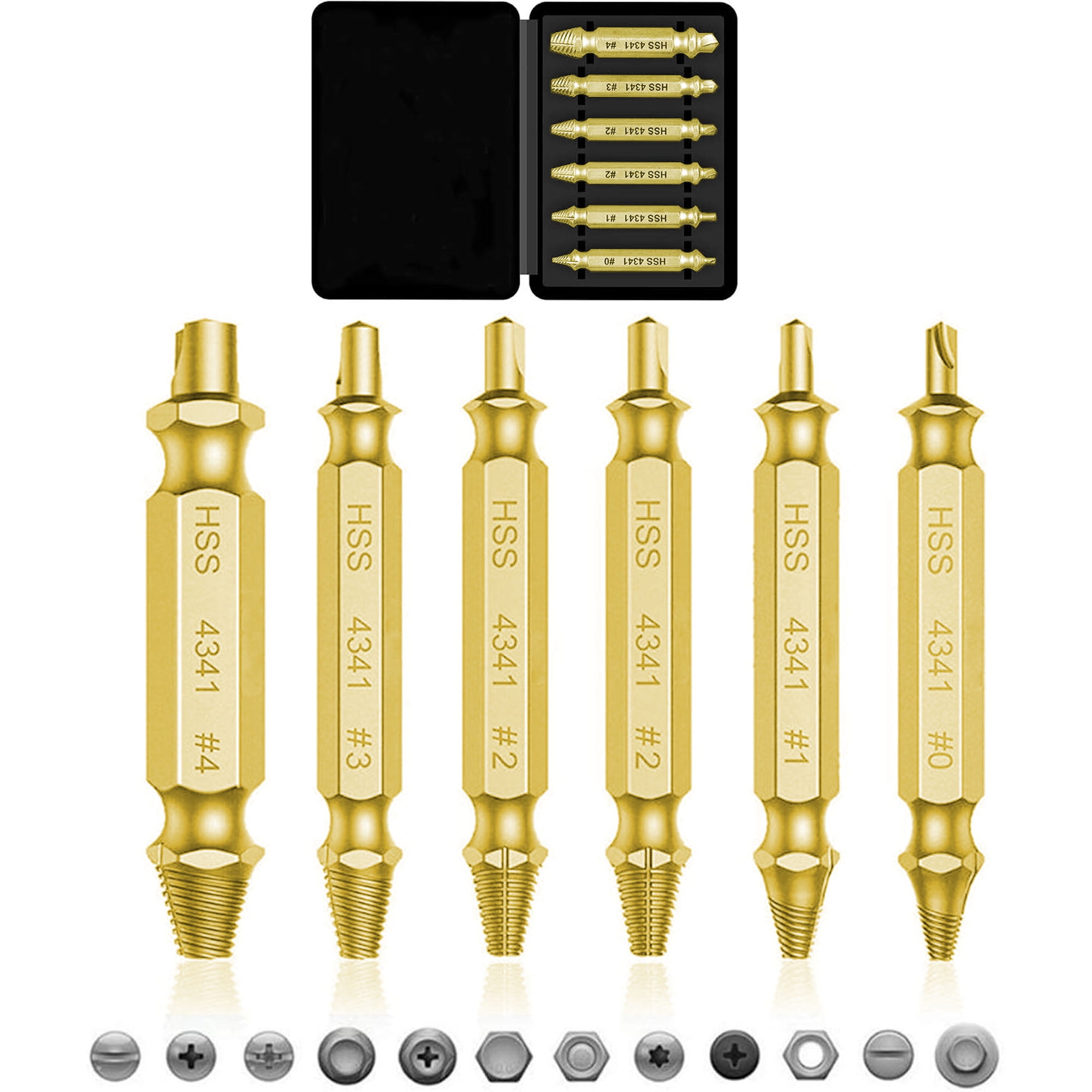 Gifts for Men and Women - Damaged Screw Extractor Kit Stripped Screw ...