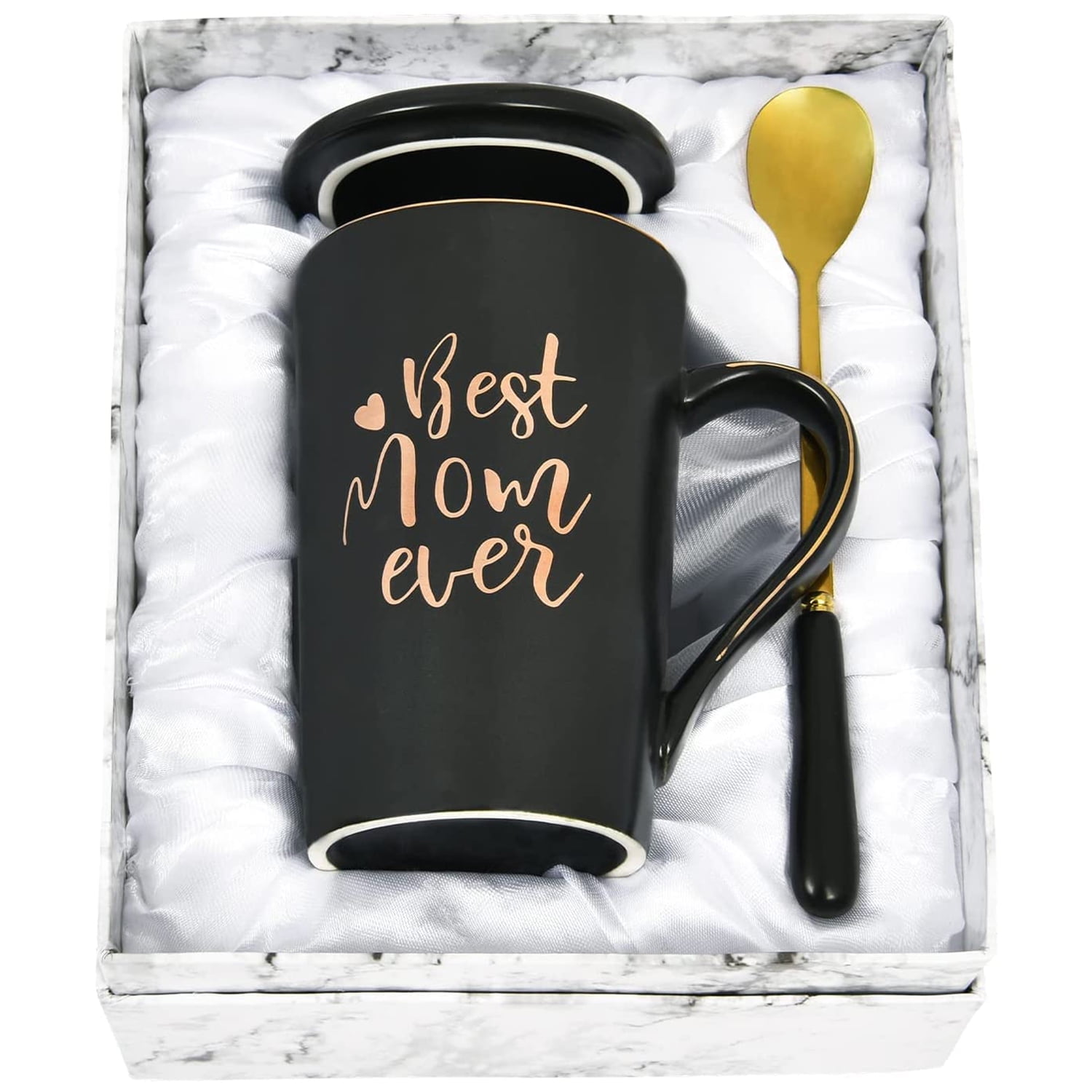 Futtumy Best Mom Ever Coffee Mug, 14 fl oz Black Marble Ceramic Mug ... Futtumy Best Mom Ever Coffee Mug, 14 fl oz Black Marble Ceramic Mug ...