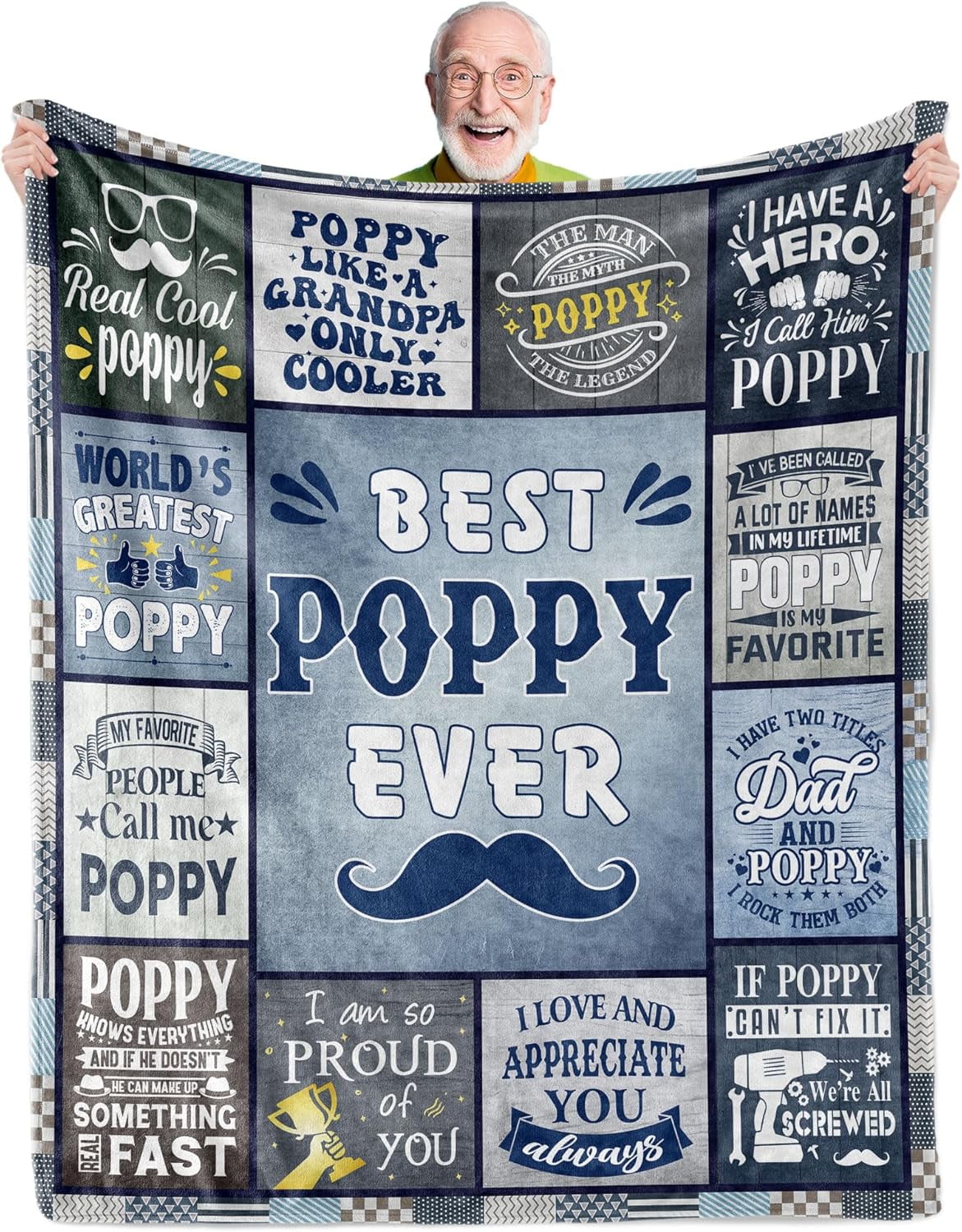 Gifts for Poppy, Poppy Gifts for Birthday, Poppy Gifts from Grandson ...