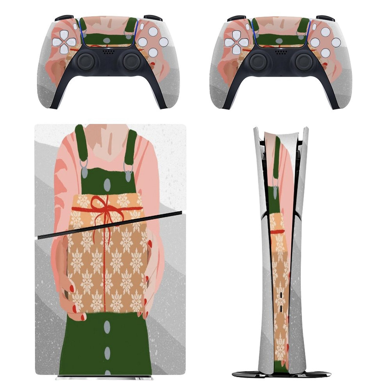 Gifts, Snowflakes PS5/PS5 Slim Digital Disc Skin Sticker For Console ...