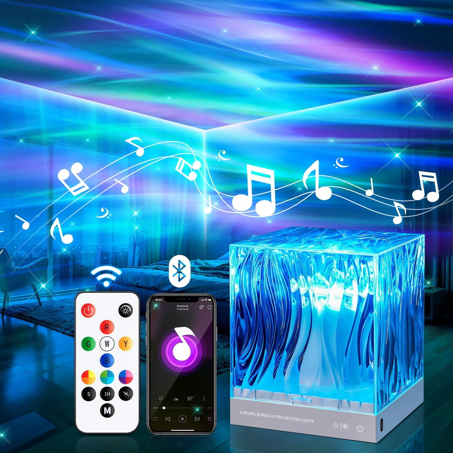 Gifts for Teens Northern Lights Projector,18 Color Gifts for Teen Boys ...