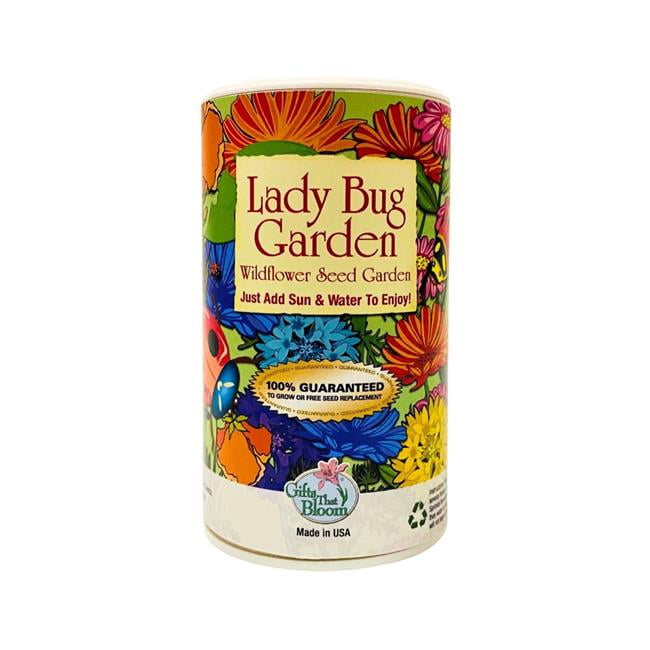 Gifts That Bloom LADYBUGSH Lady Bug Garden Shaker Can - Walmart.com