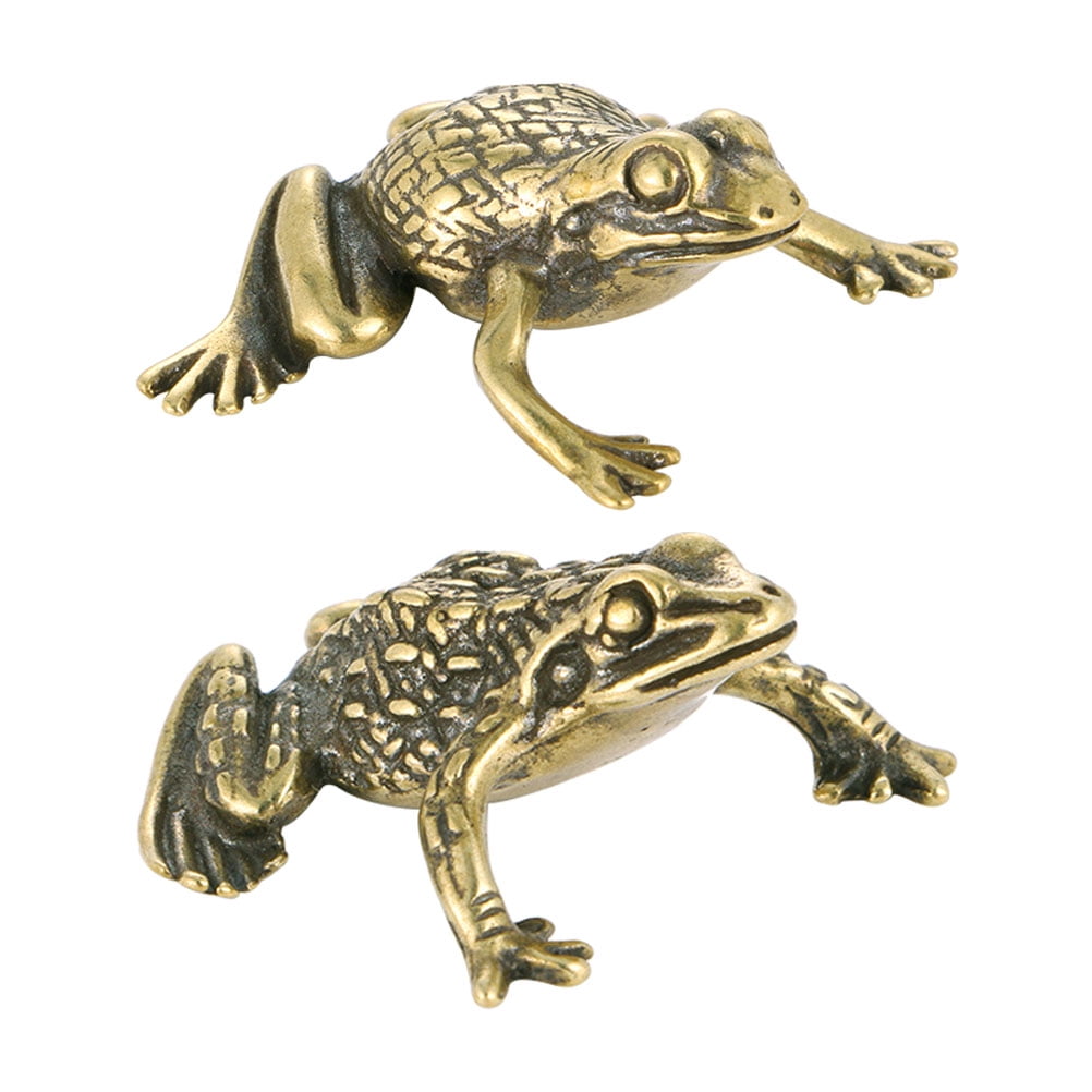 Gifts Toad Garden Statue Money Frog Decoration Brass Craft Statues ...