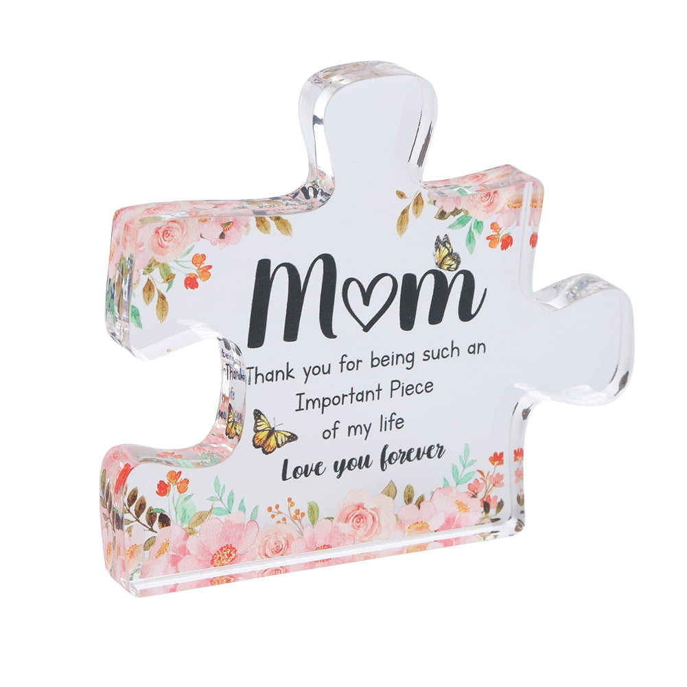 Gifts for Women,Acrylic Puzzle Plaque Signs for Mom,Engraved Plaques ...