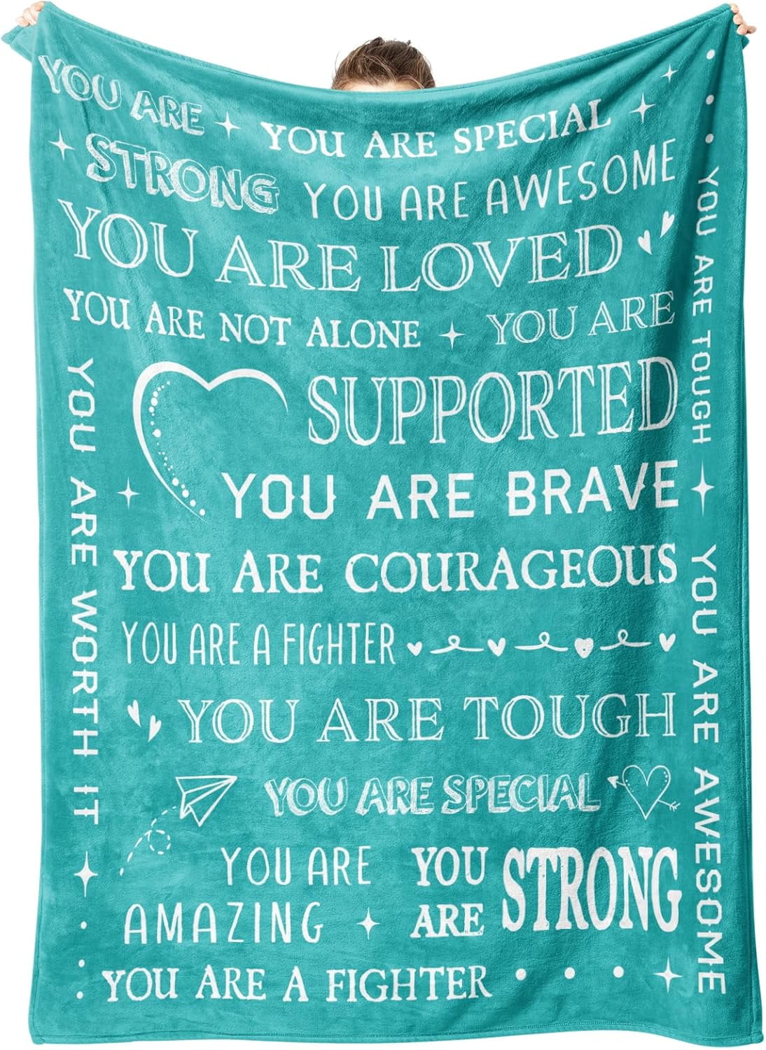 Gifts for Women or Men- Get Well Soon Blanket, Thinking of You Gift for ...