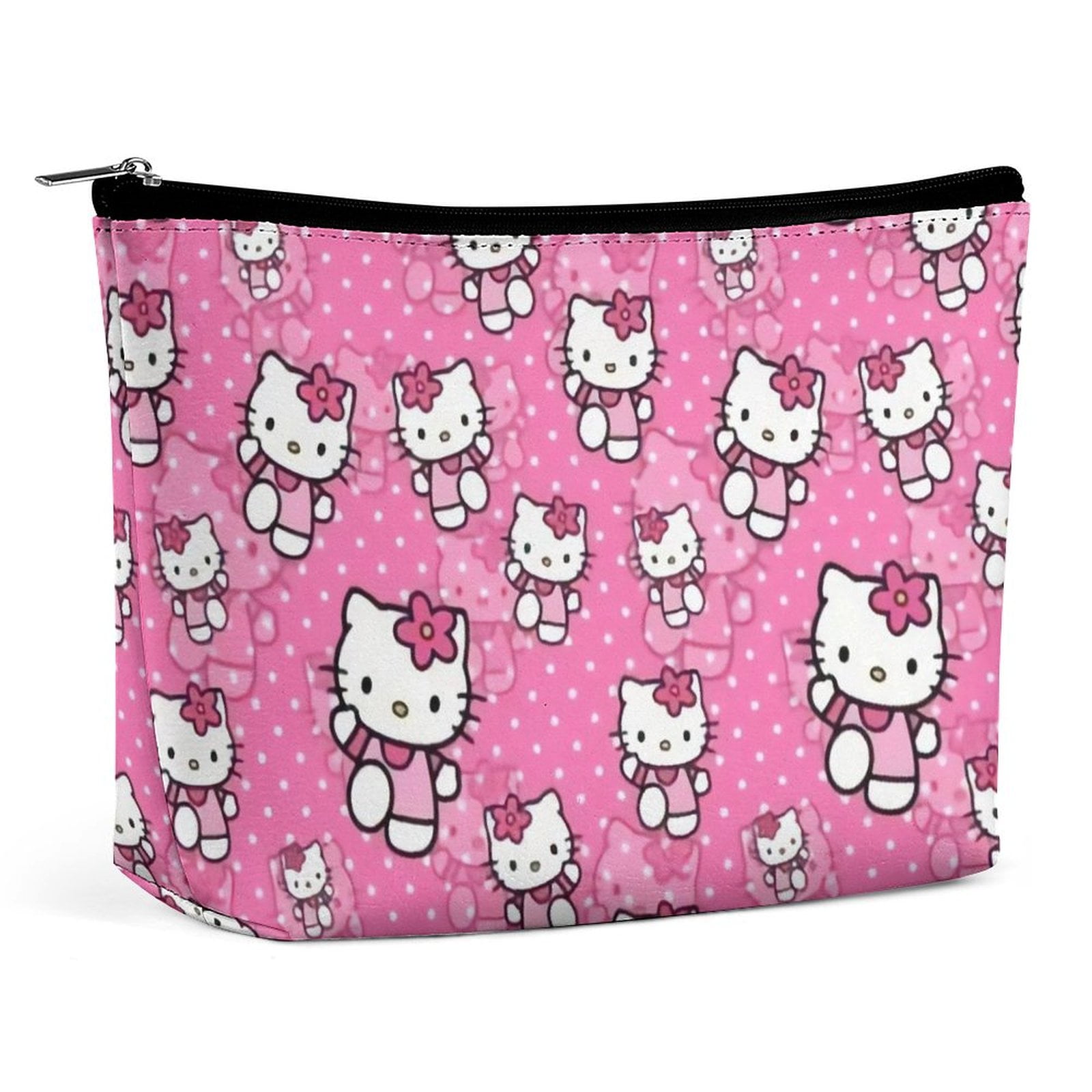 Gifts for Women,Pink Hello Kitty Makeup Bag,Large Cosmetic Bag Capacity ...