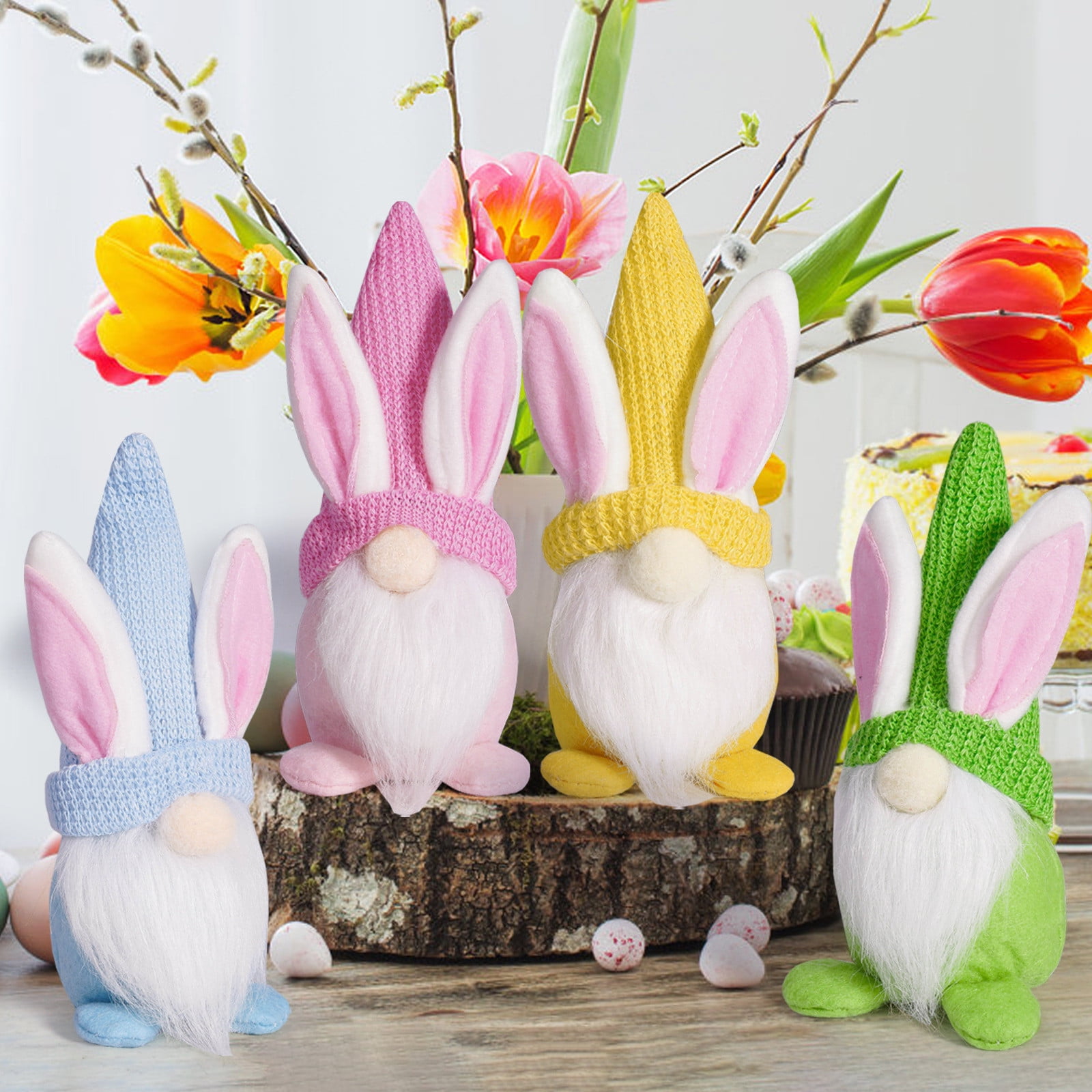 Gifts for Her Wzzjkit Easter Gnomes, Easter Bunny Gnomes Cute Hand-made ...