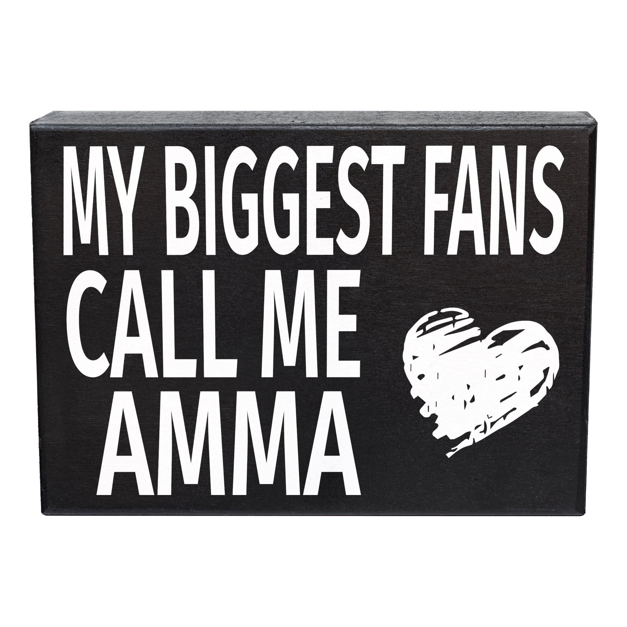 Gifts for Amma, Amma Gifts, My Biggest Fans Call Me Amma Wooden Sign ...