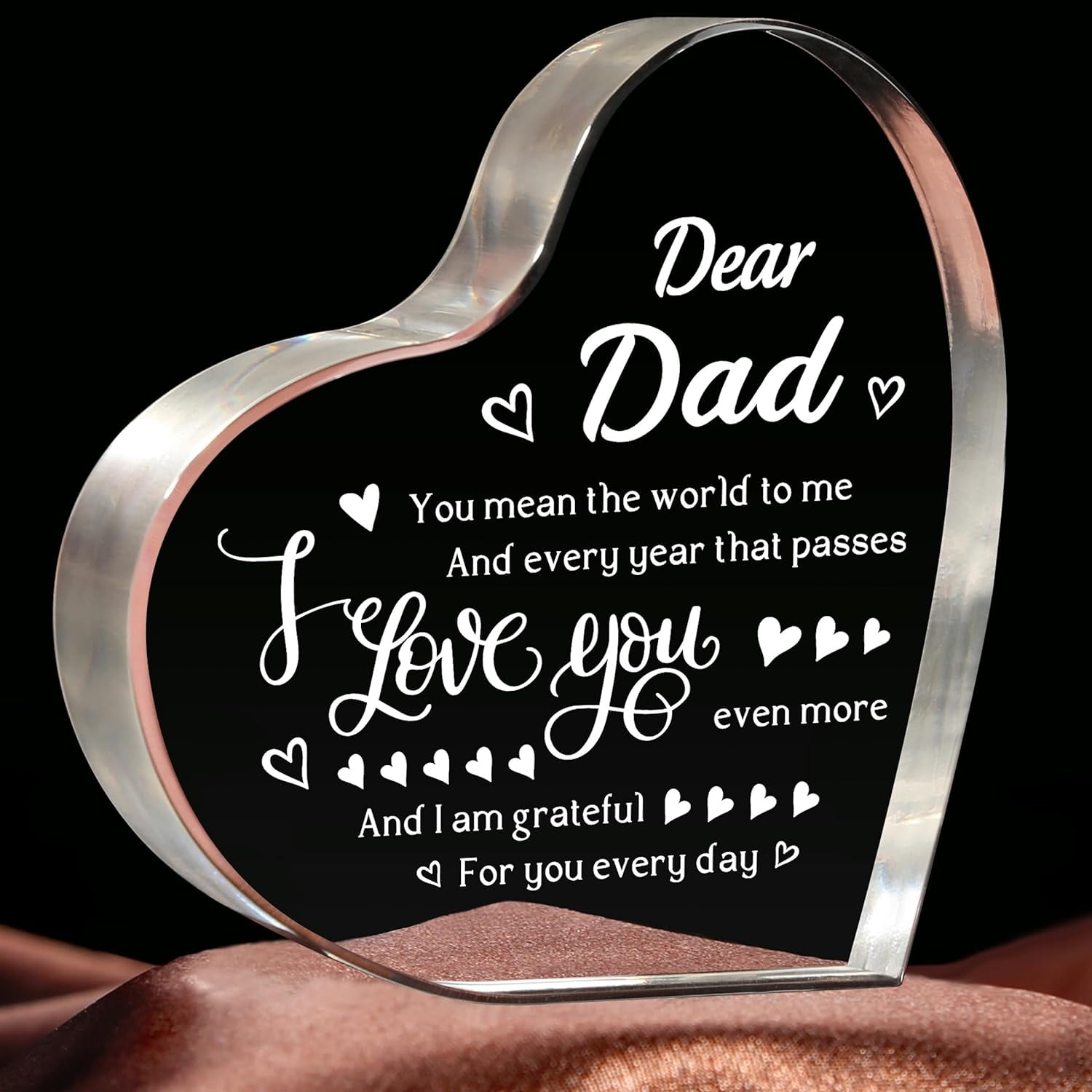 Gifts for Dad Christmas - Engraved I Love You Dad Keepsake - Dad ...