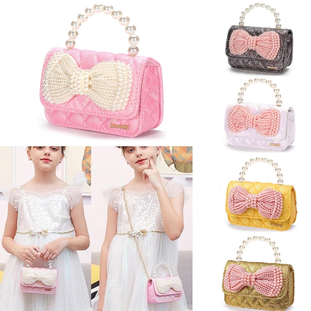 Gifts for Little Girls Cute Toddler Purse Kids Baby Sparkly Bow ...