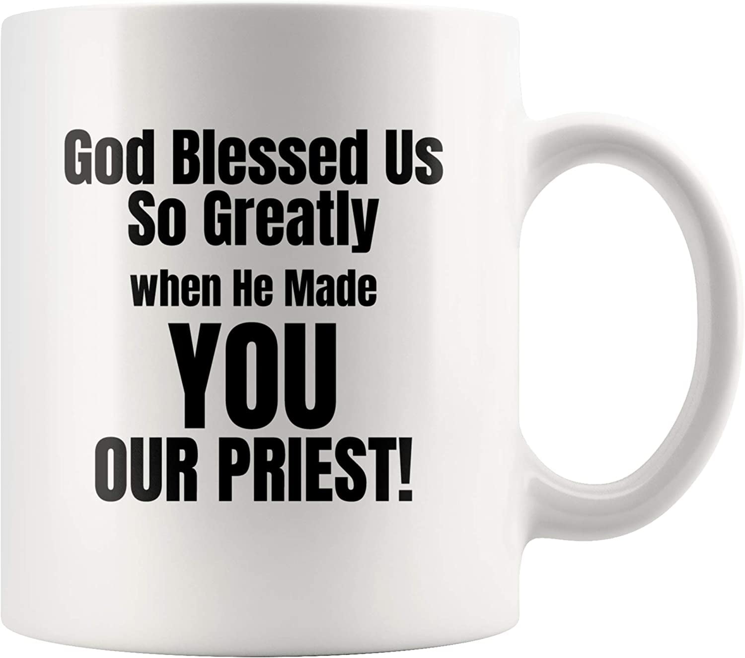 Gifts for Pastor/Priest - God Blessed Us So Greatly When He Made You ...