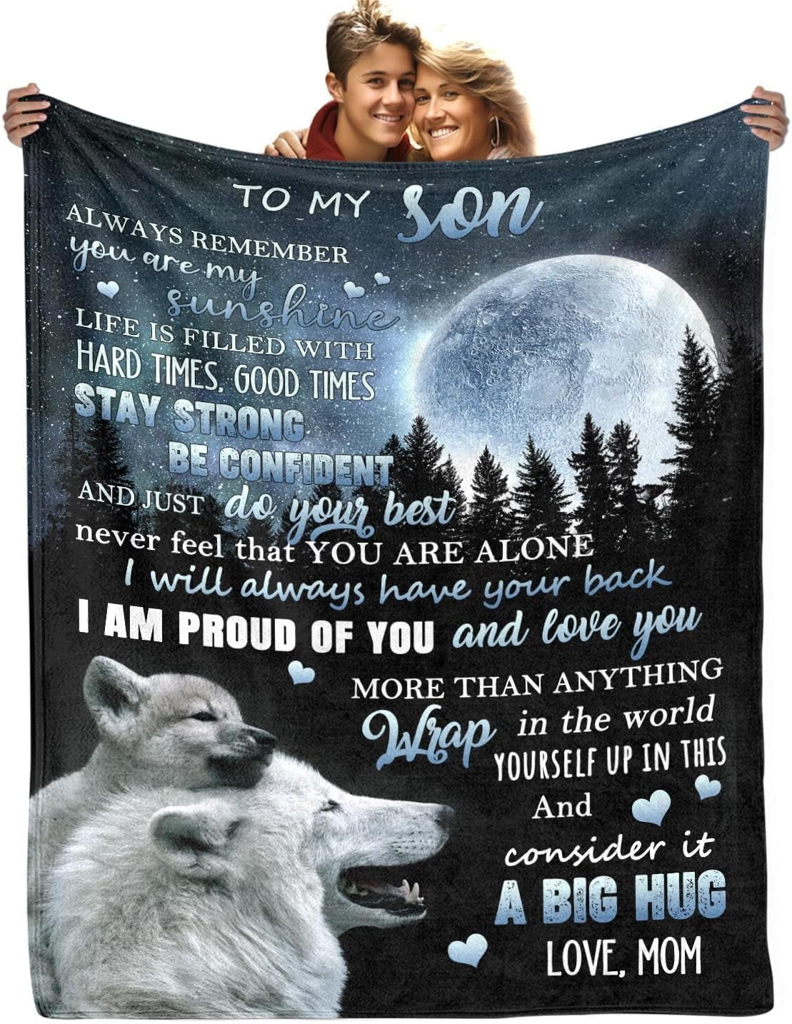 Gifts for Son from Mom to My Son Blanket from Mom Sons Gifts from Moms ...