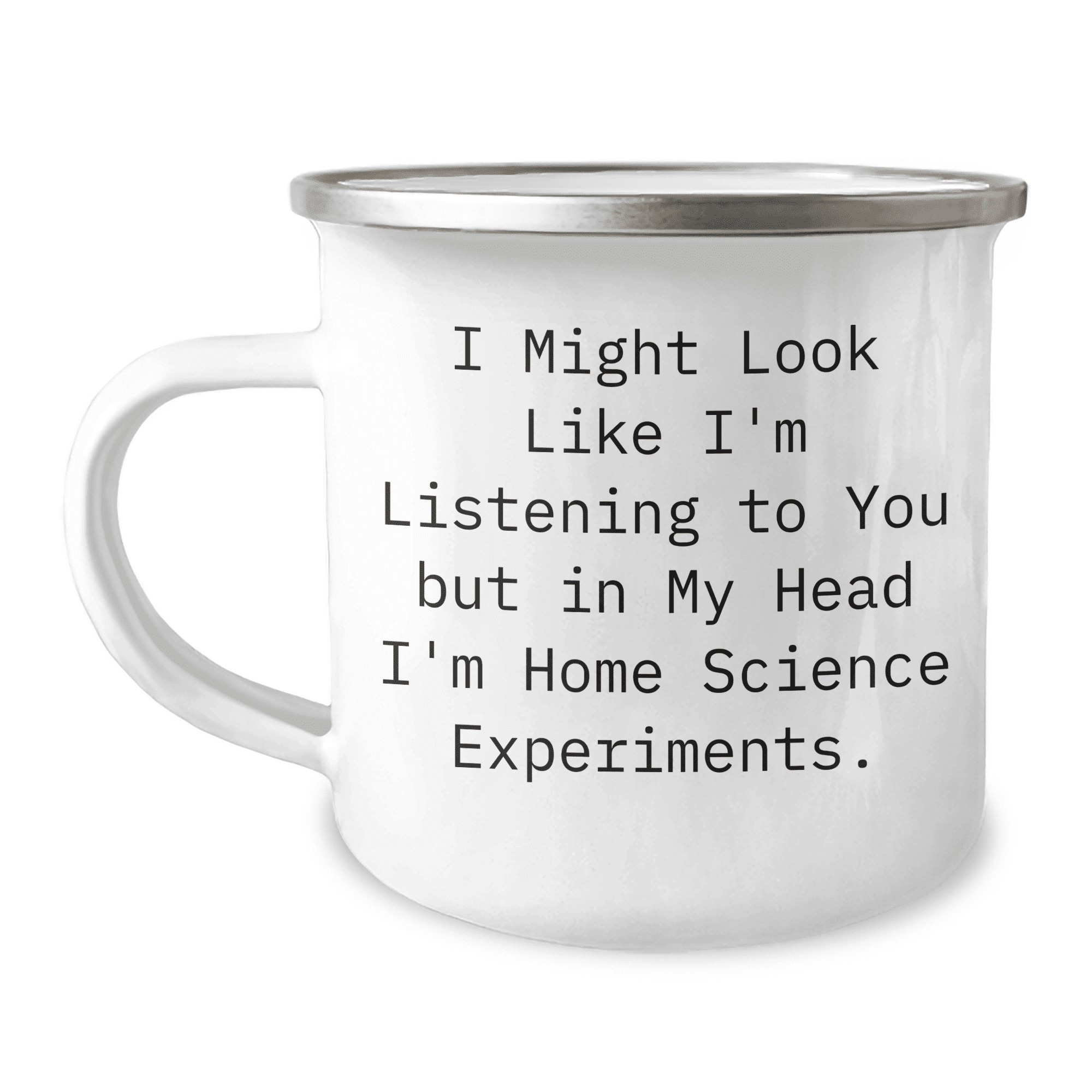 Gifts from Family - Funny Home Science Experiments Quote Camping Mug ...