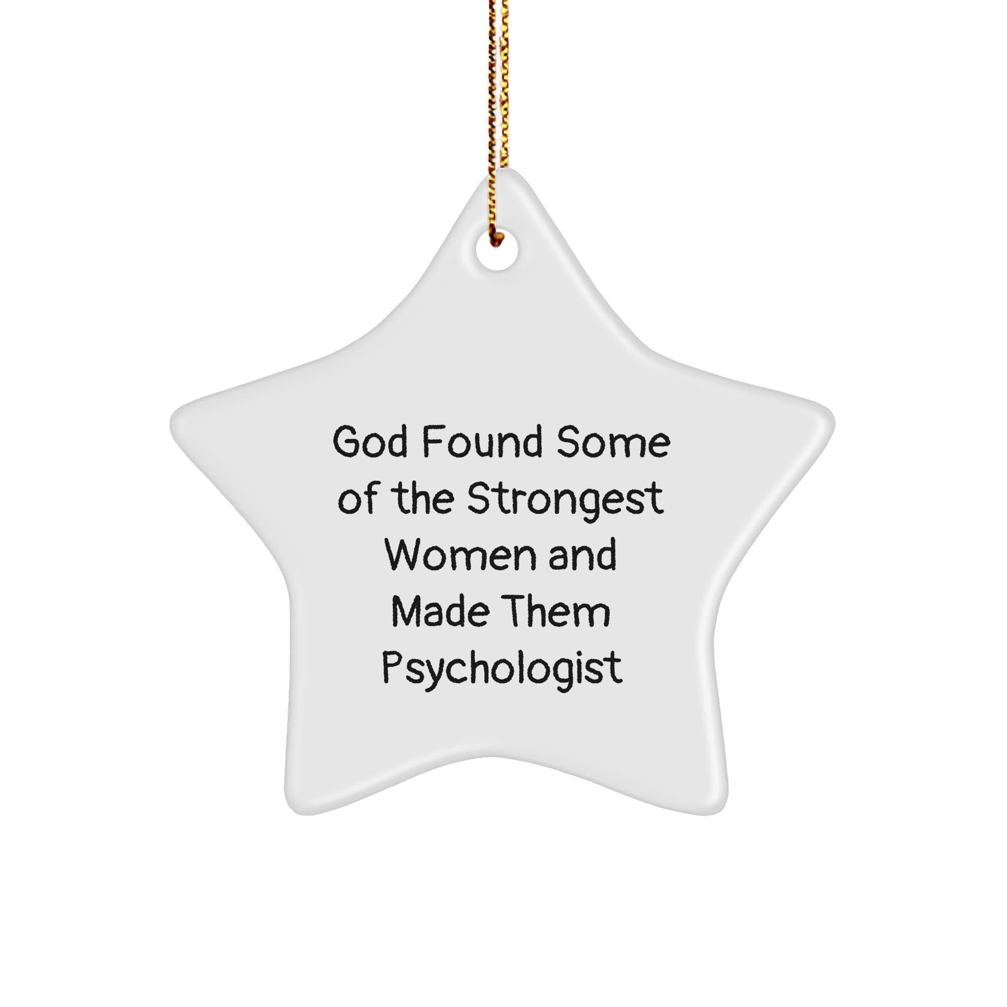 Gifts from Women Who Rocked The World - Psychologist Star Ornament ...