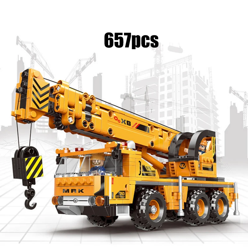 Gifts and toys for the childrenCity technical WheelLoader Car Heavy Mining Truck Crane Building ...