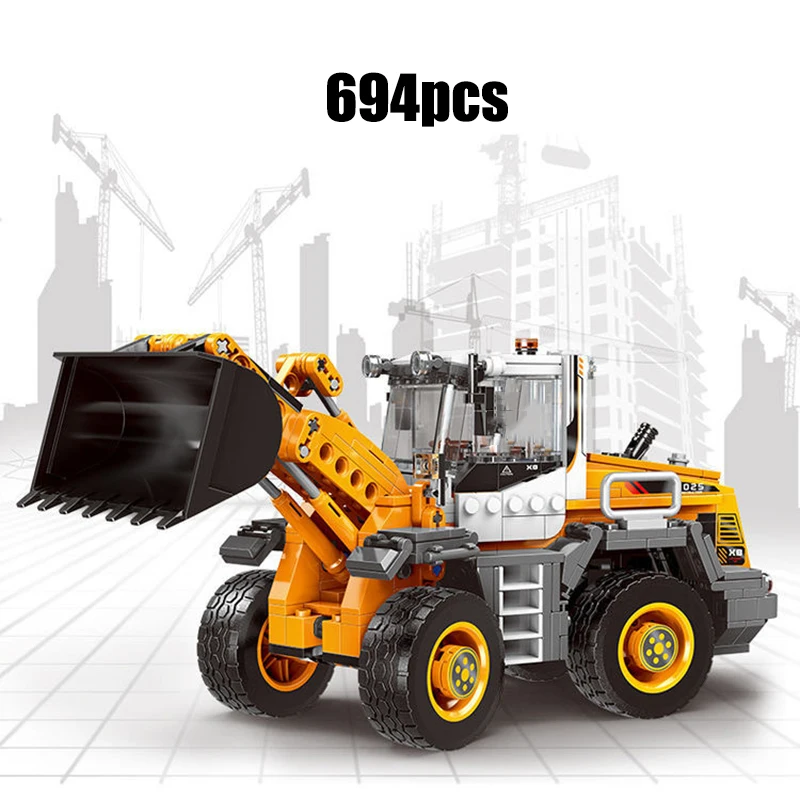 Gifts and toys for the childrenCity technical WheelLoader Car Heavy Mining Truck Crane Building ...