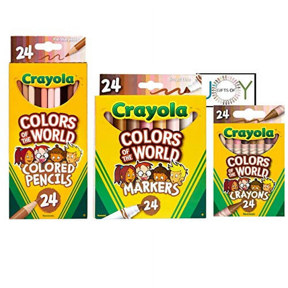 GiftsOfJoy Colors of The World Multicultural Art Kit. Includes 24ct ...