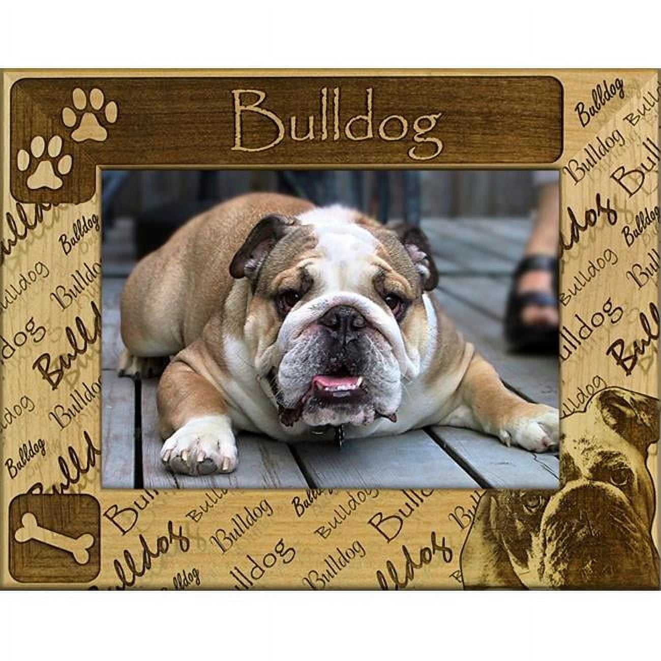 Giftworks Plus DBA0041 Bulldog, Alder Wood Frame, 5 x 7 In - Walmart.com