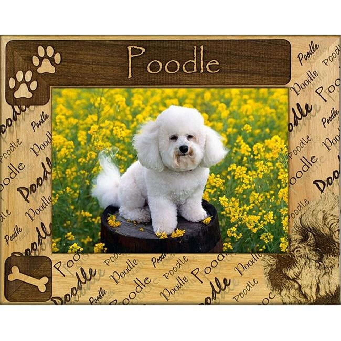 Giftworks Plus DBA0136 Poodle, Alder Wood Frame, 3.5 x 5 In - Walmart.com