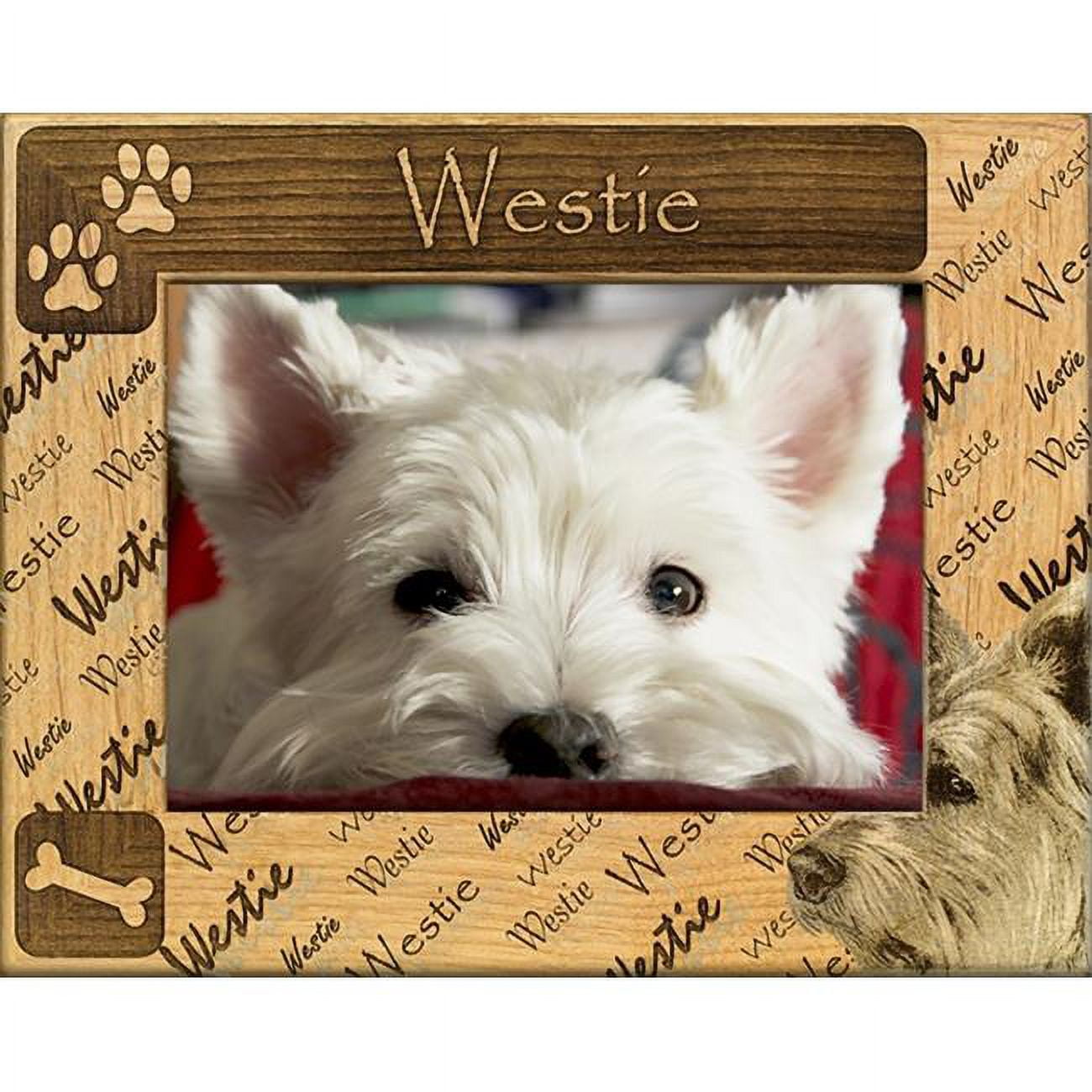Giftworks Plus DBA0171 Westie Alder Wood Frame, 8 x 10 In - Walmart.com