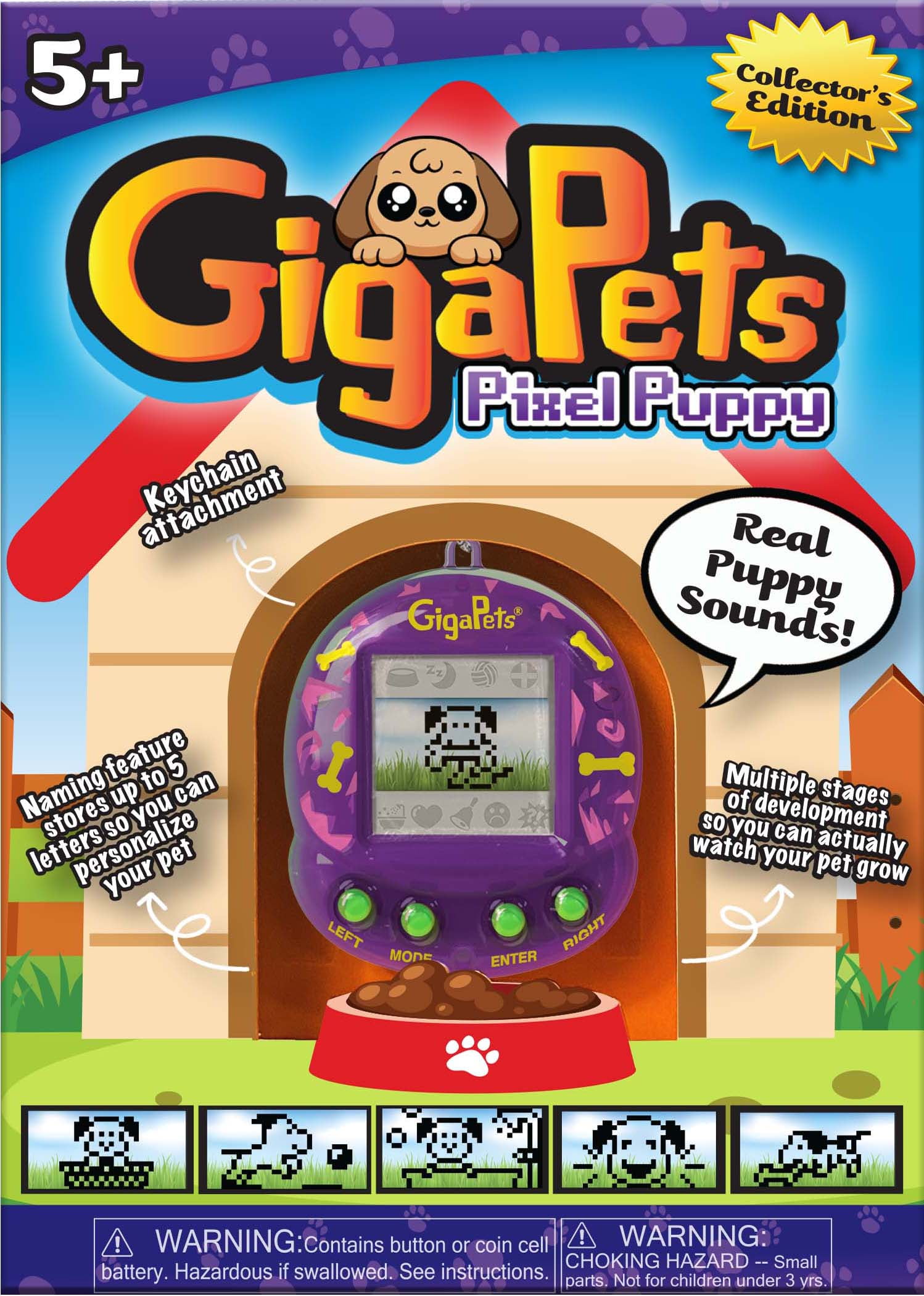 Collector's Edition Giga Pets AR Puppy Virtual Pet, Purple, Compact ...