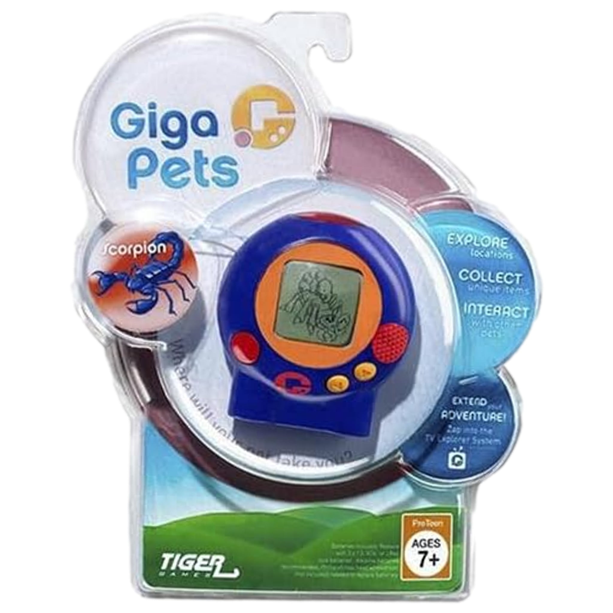 Hasbro Giga Pets Scorpion Tiger Handheld Virtual Pet Game - Walmart.com