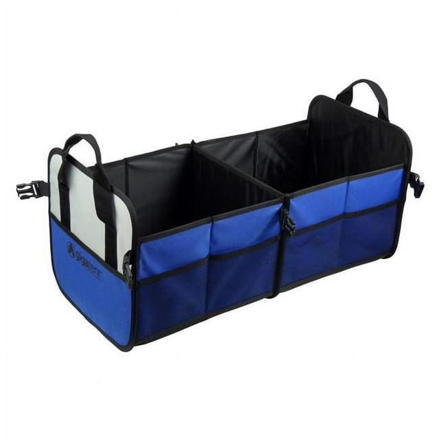 GigaTent Collapsible Portable Multi Compartments Trunk Organizer (Blue ... GigaTent Collapsible Portable Multi Compartments Trunk Organizer (Blue ...