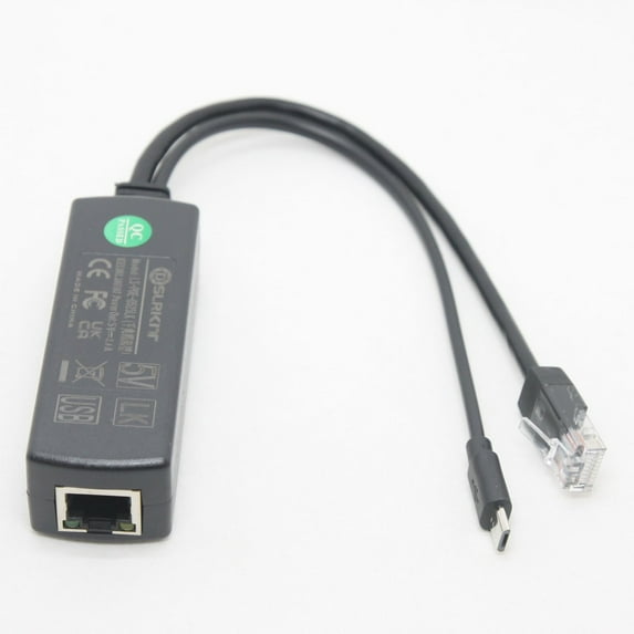 Gigabit Active PoE Splitter 5V Micro USB Jetson Nano Raspberry Pi 3B ...