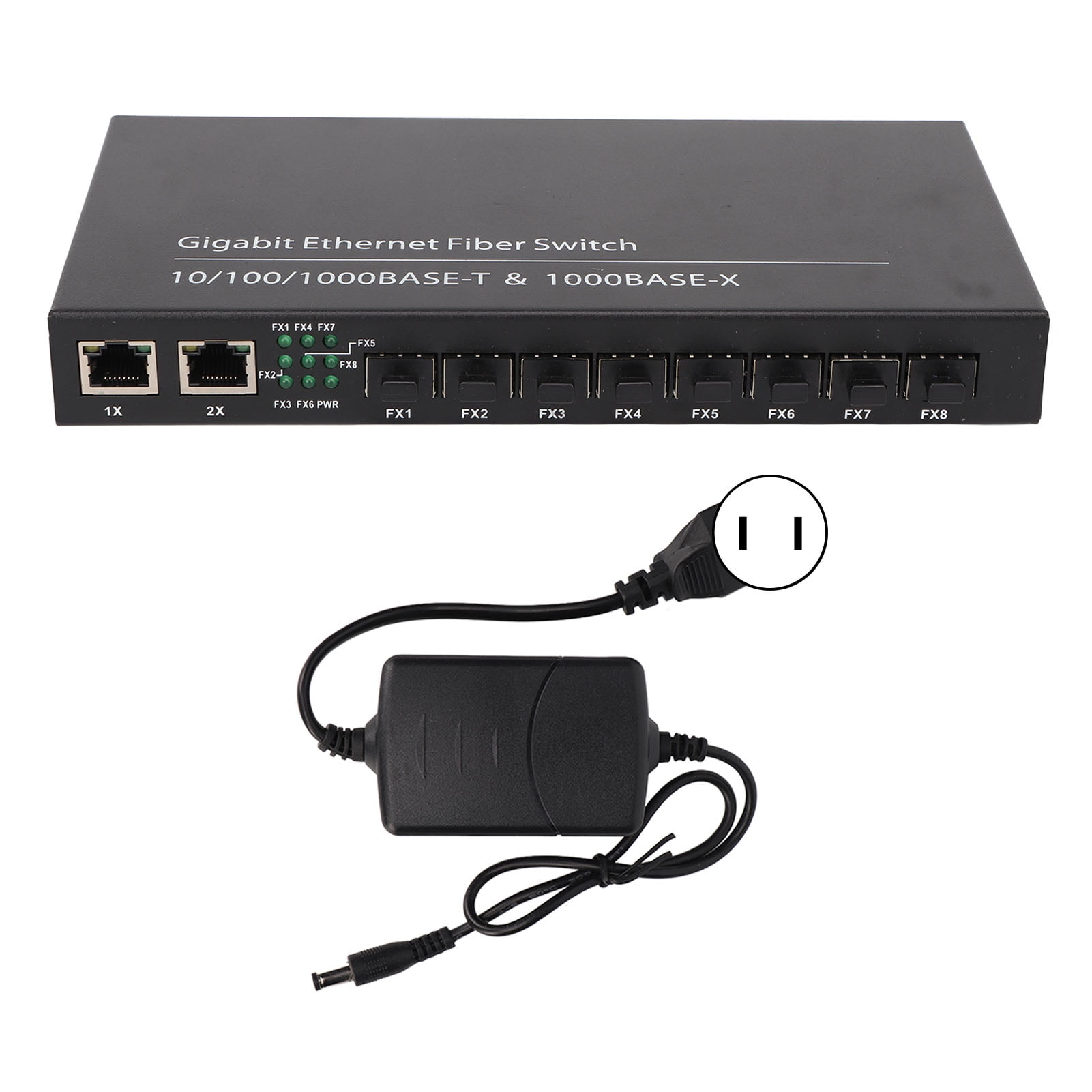 Gigabit Ethernet Fiber Switch 8 Optical Port 2 Electrical Port Up To ...
