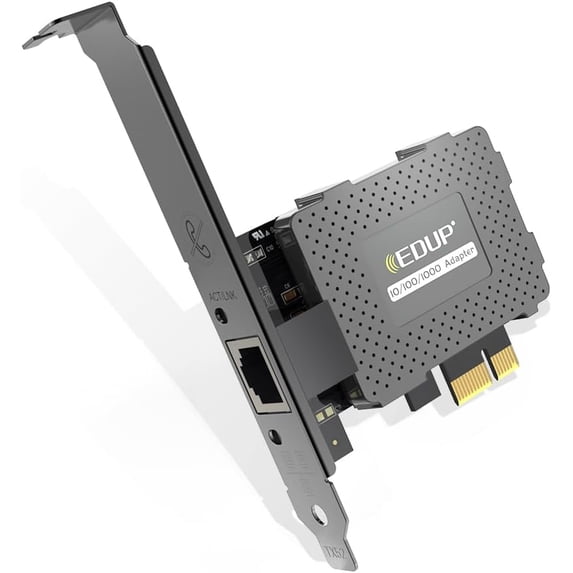 Gigabit Ethernet PCI Express Network Card 10/100/1000Mbps RJ45 LAN ...
