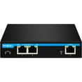 Gigabit Ethernet POE Extender 1 Port 60W in 2 Ports 30W Out POE ...