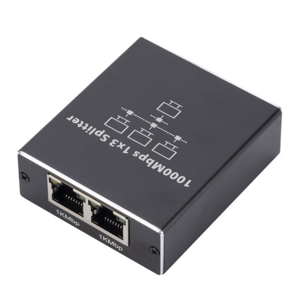 Gigabit Ethernet Splitter 1 in 2 3 4 Out RJ45 Port,1000Mbps Fast Speed ...