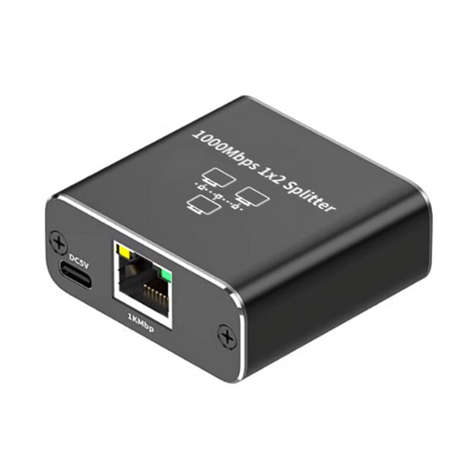 Gigabit Ethernet Splitter 1 in 2 Out, 1000Mbps- LAN/Internet Cable ... Gigabit Ethernet Splitter 1 in 2 Out, 1000Mbps- LAN/Internet Cable ...