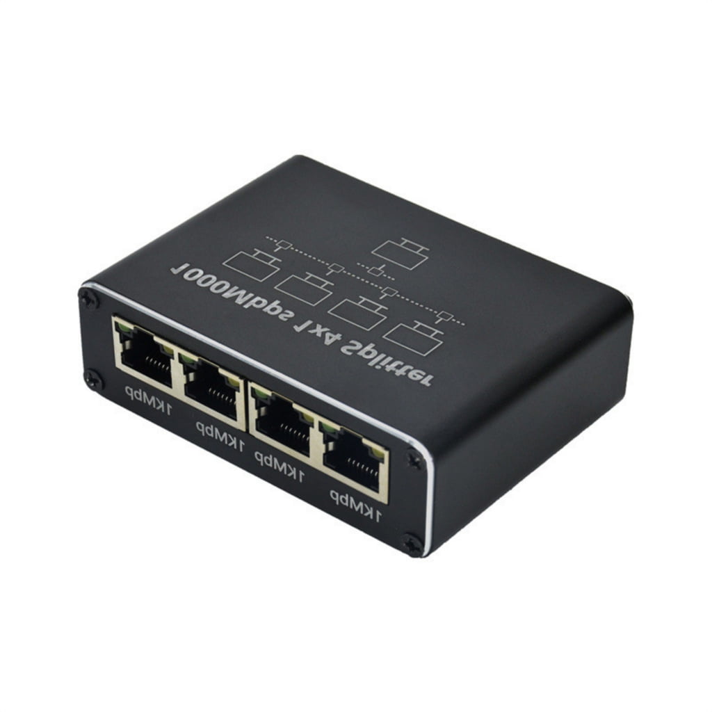 Gigabit Ethernet Splitter 1 to 4/3/2 Port Adapter Supports 1000Mbps ...