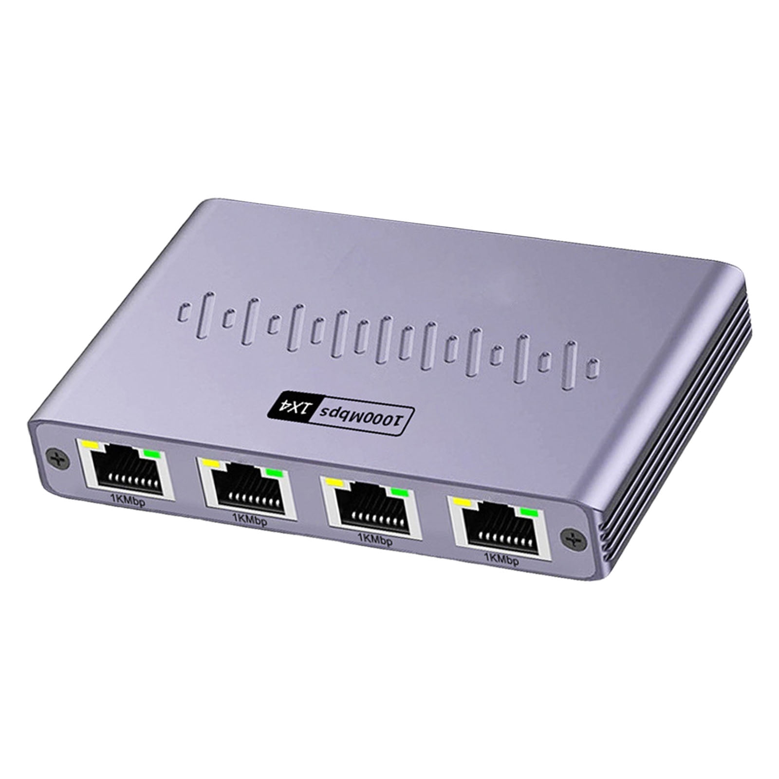 Gigabit Ethernet Splitter 1 to 4 Port RJ45 Networking Adapter RJ45 ...