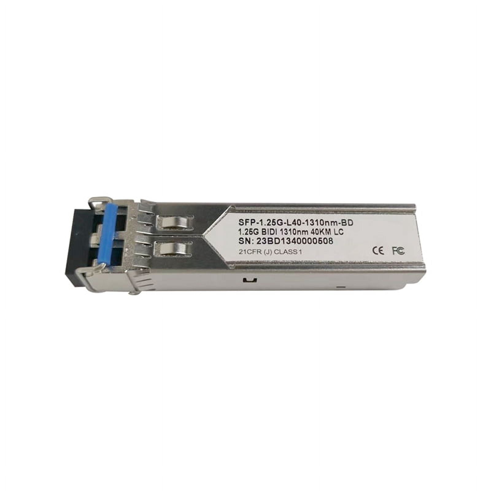 Gigabit Fiber SFP Module 1.25G Single Mode Dual Fiber 40km LC 1310nm Compatible with Multiple ...