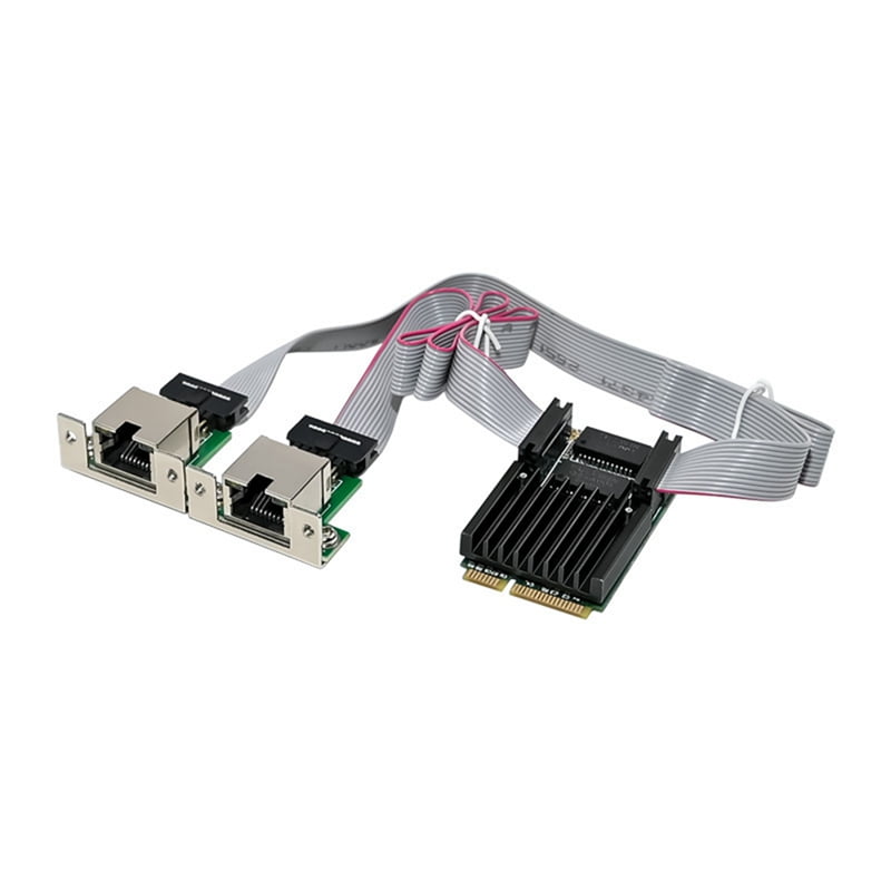 Gigabit Network Card Dual RJ45 Port Gigabit Server NIC Adapter 10/100 ...