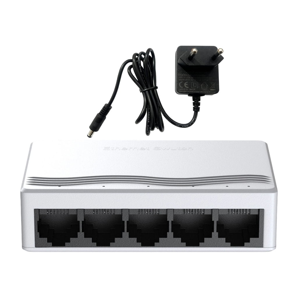 Gigabit Networking Switches 5 Port Fast Speed Data Routing Effortless ...