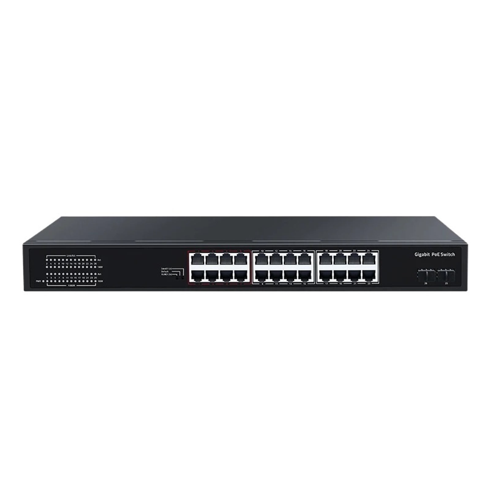 Gigabit POE Switch 10/100/1000Mbps 16/24 Port With AI Watchdog VLAN ...