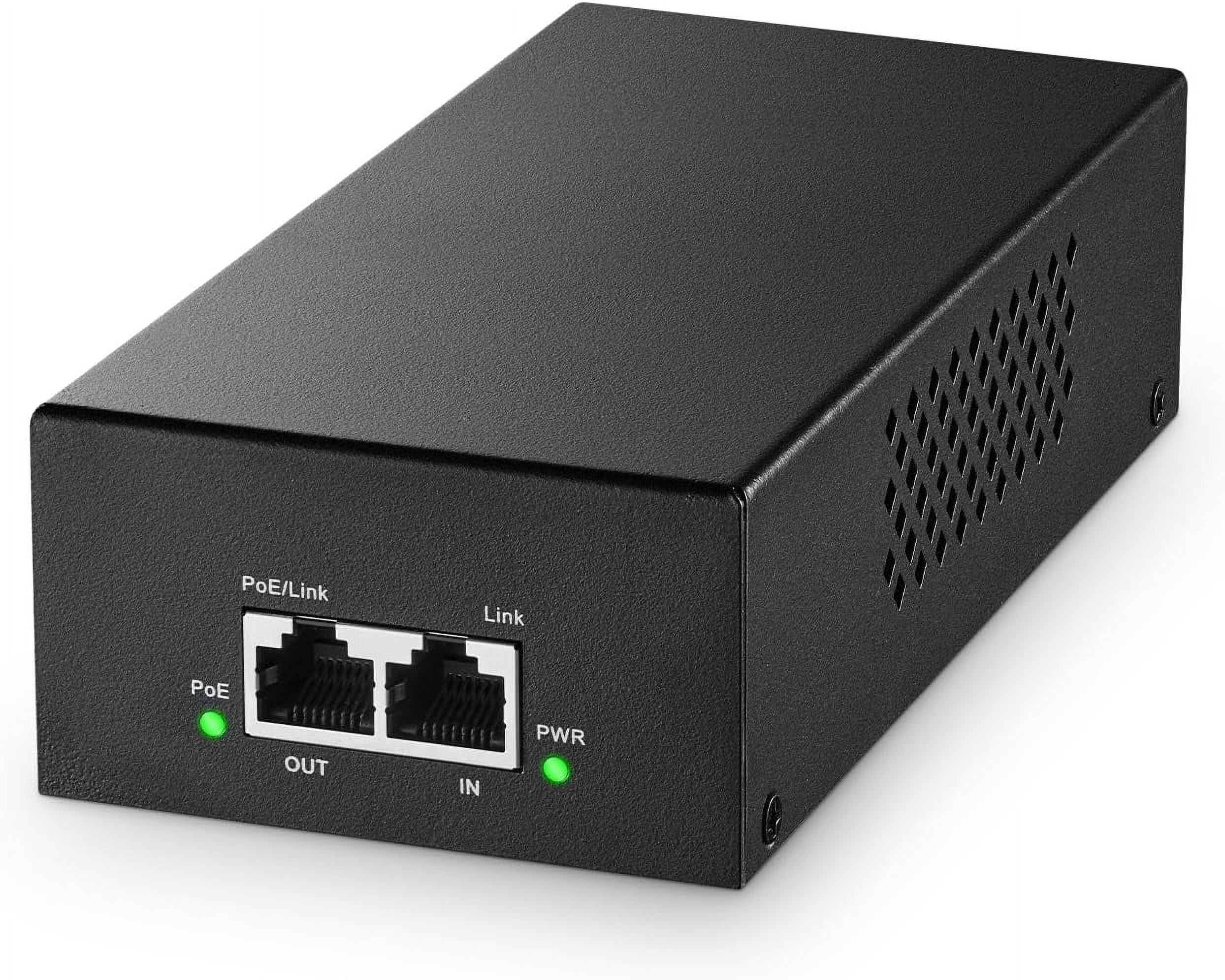 Gigabit PoE+ Injector 90W, 802.3af/at/bt Power Over Ethernet Metal PoE ...